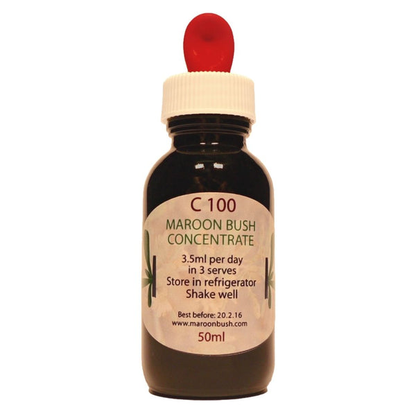 Buy Maroon Bush Tea Concentrate Dropper Bottles, Scaevola Spinescens